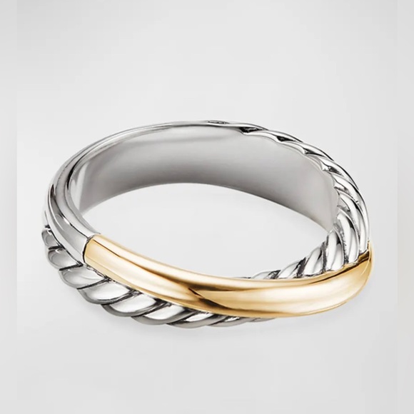 David Yurman | Jewelry | David Yurman Crossover Ring W 8k Gold | Poshmark